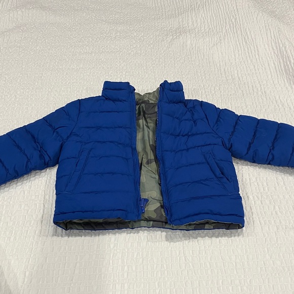 GAP | Jackets & Coats | Gap Vibrant Blue Kids Reversible Puffer Jacket ...